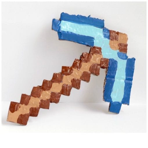 Minecraft-Inspired Cardboard Pickaxe » SKrafty