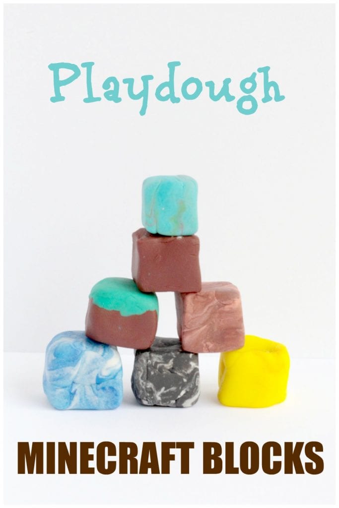 Minecraft-Inspired Playdough Blocks » SKrafty