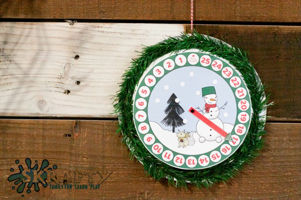 Free Printable Countdown to Christmas Clock » SKrafty