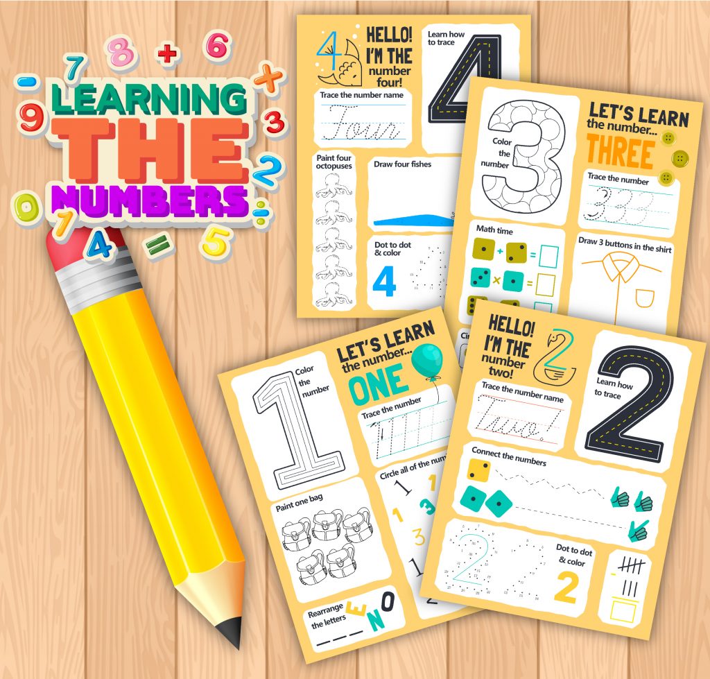 Learning The Numbers Printable » SKrafty