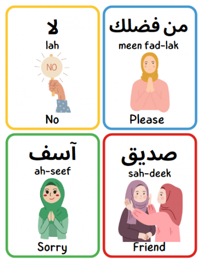 Arabic Flashcards Printable » SKrafty